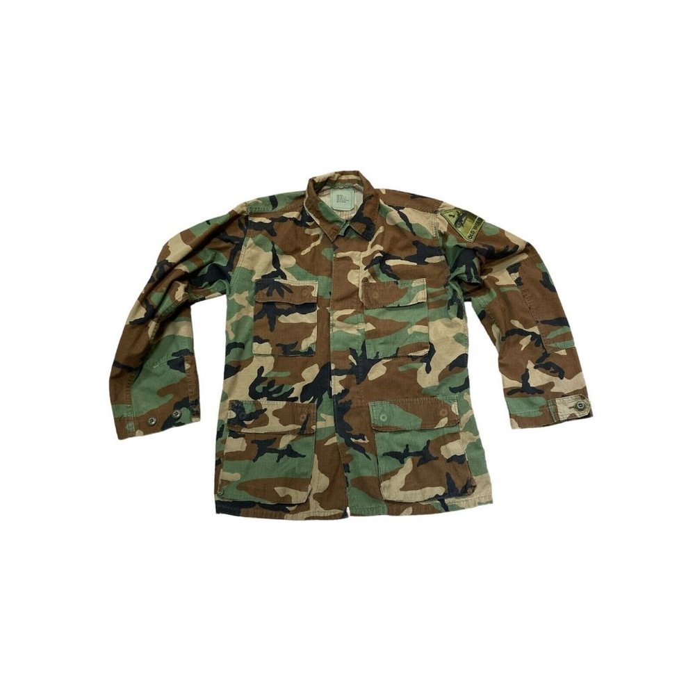 Us Army Bdu Top Mens Small Regular Green Woodland Cam… - Gem
